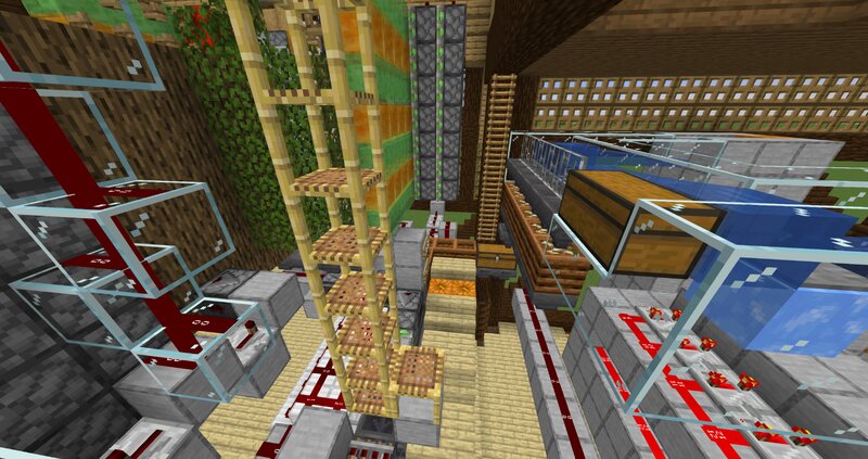 Medieval Sawmill (Tree farm and Moss farm) Minecraft Map