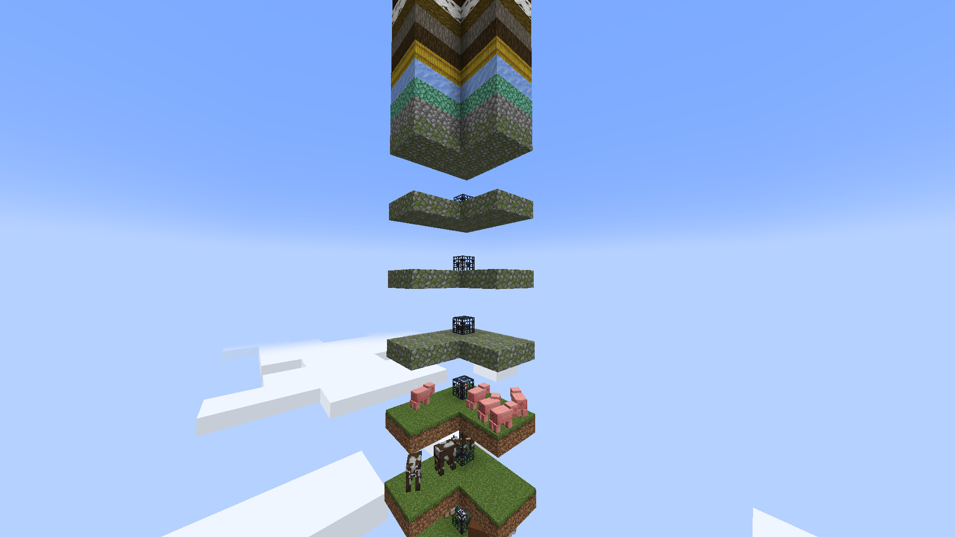 [1.17.1] Skyblock OP layers Minecraft Map