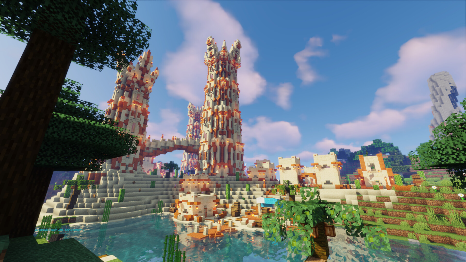 The Golden Towers Minecraft Map