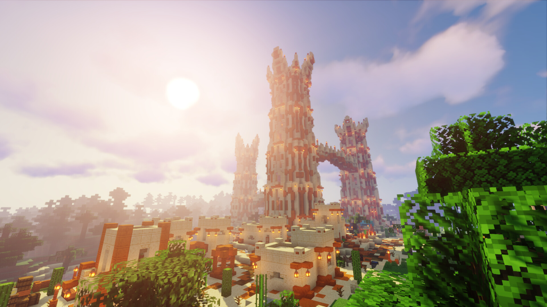 The Golden Towers Minecraft Map