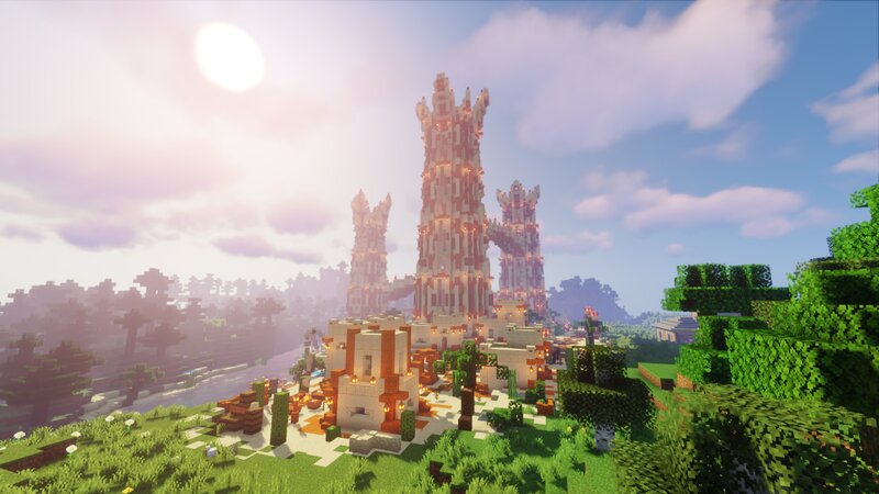 The Golden Towers Minecraft Map