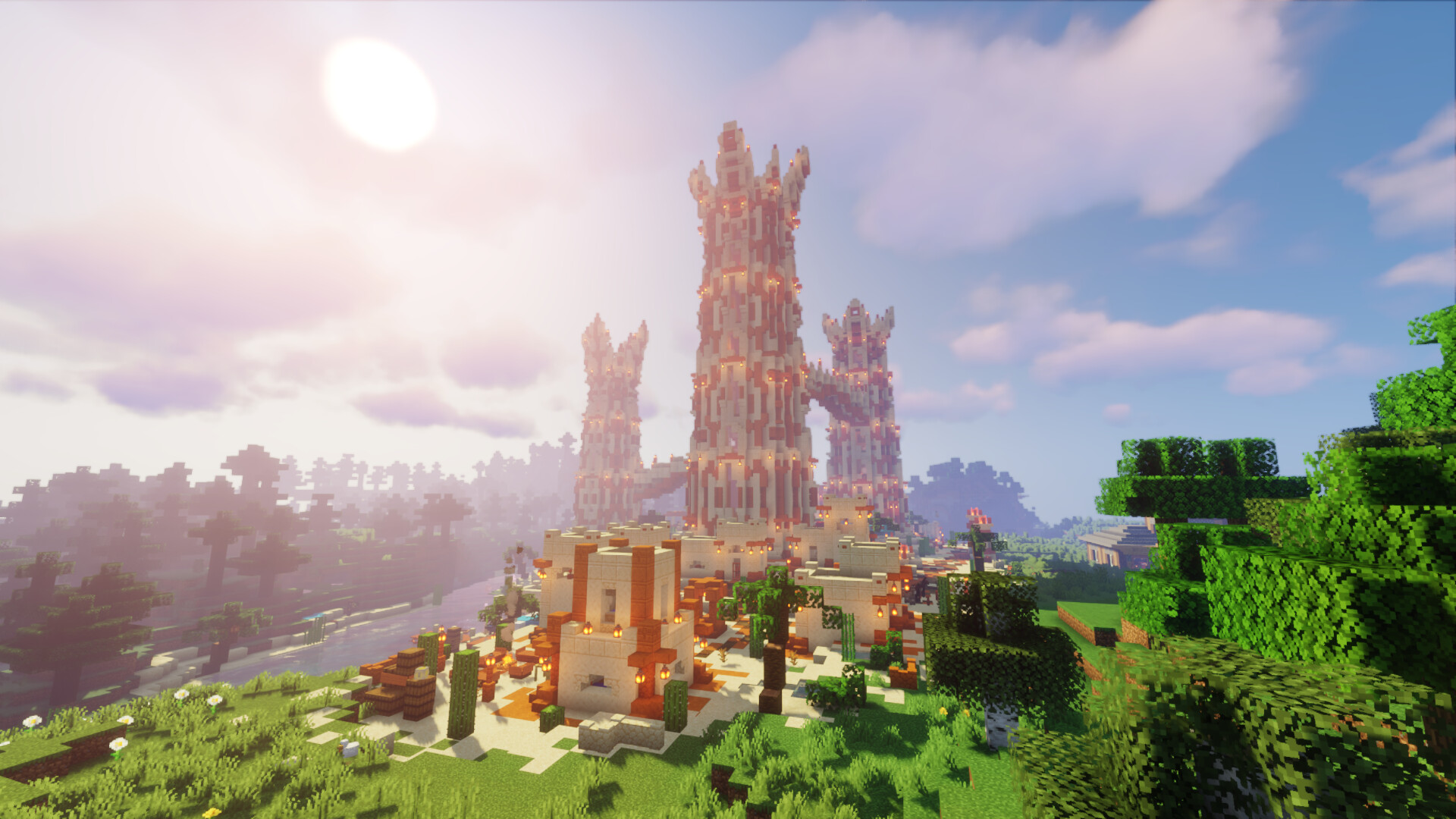 The Golden Towers Minecraft Map