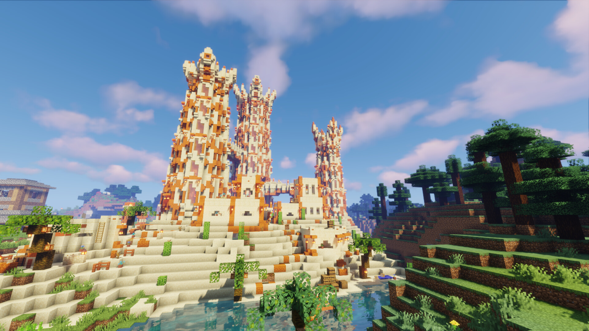 The Golden Towers Minecraft Map