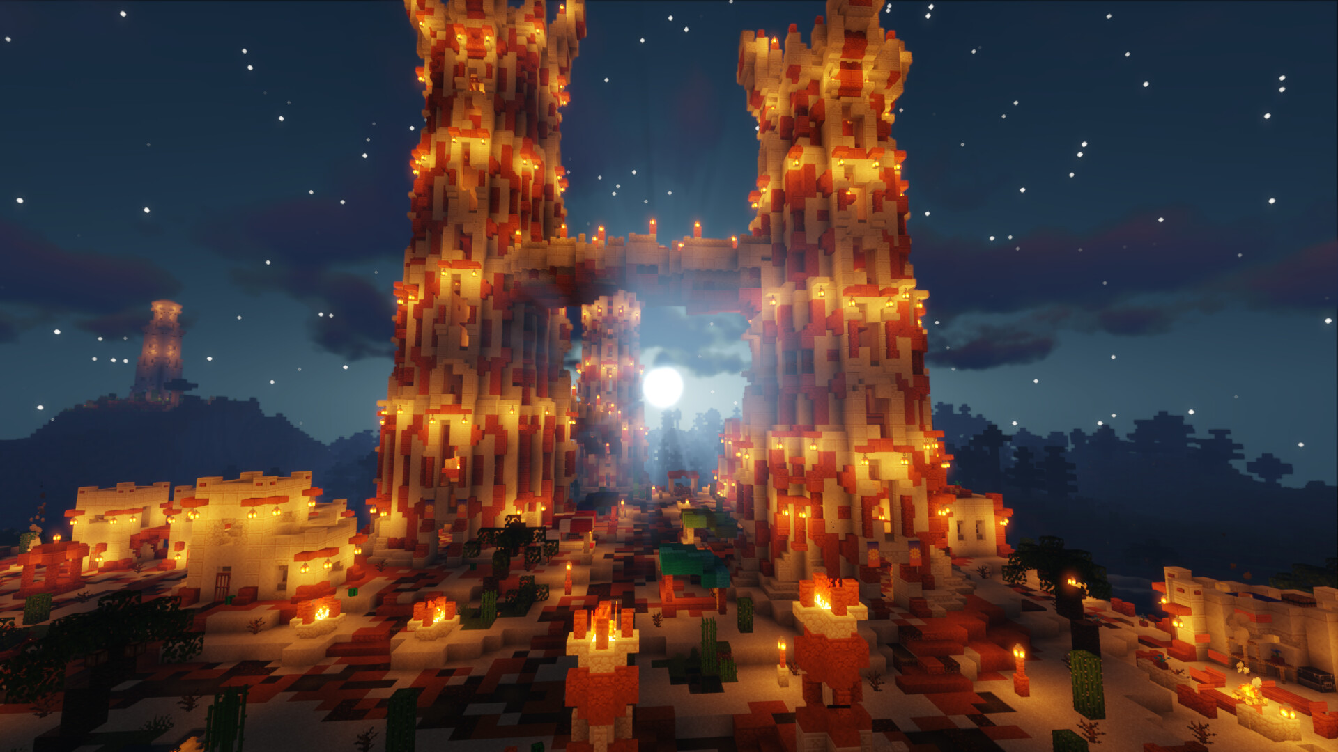 The Golden Towers Minecraft Map