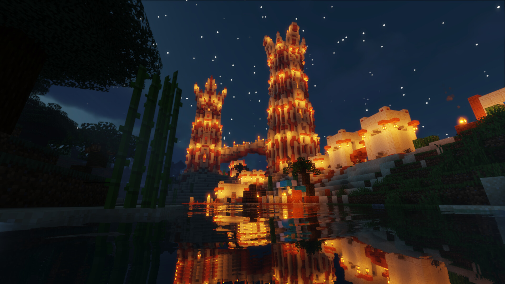 The Golden Towers Minecraft Map