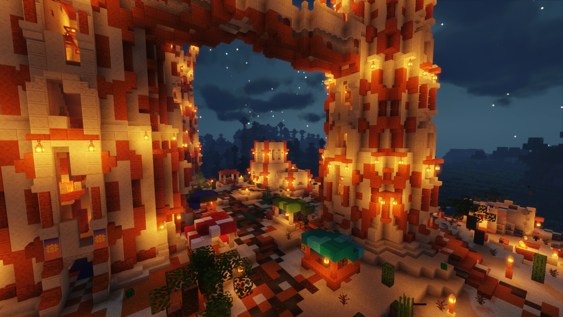 The Golden Towers Minecraft Map