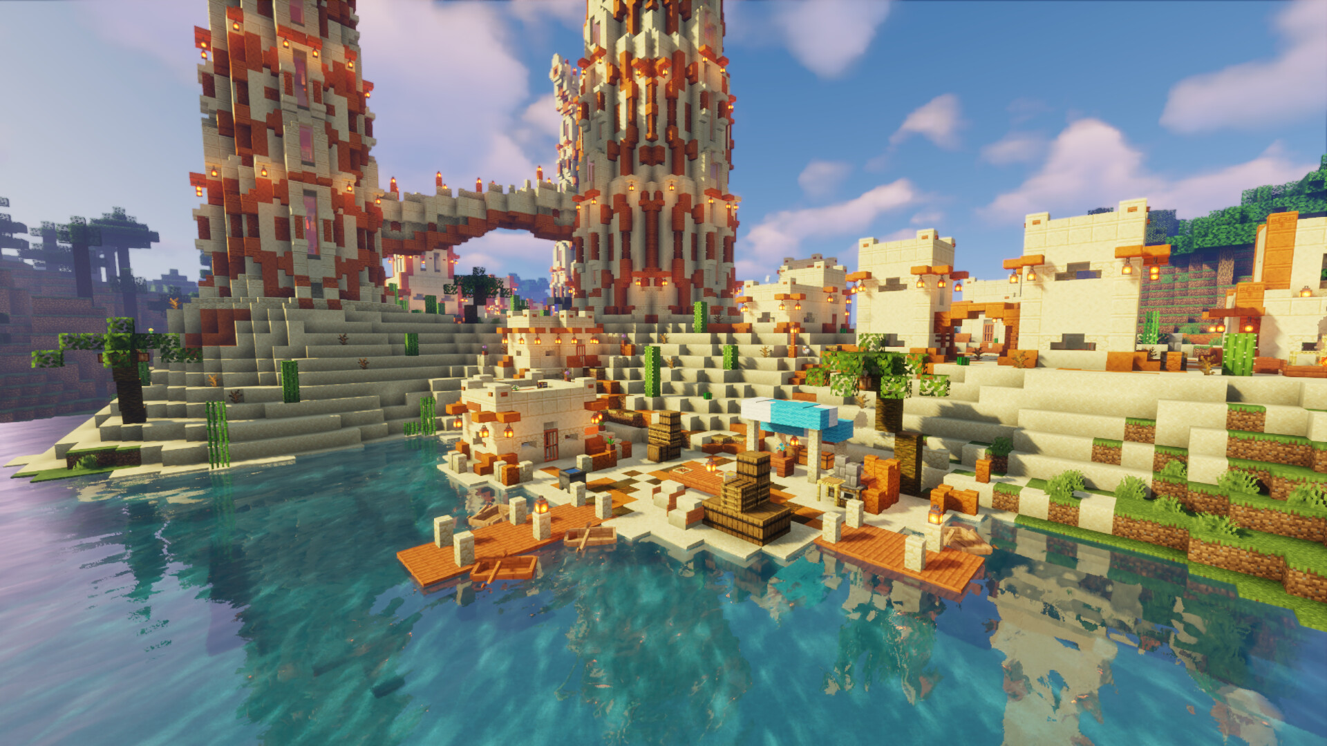 The Golden Towers Minecraft Map