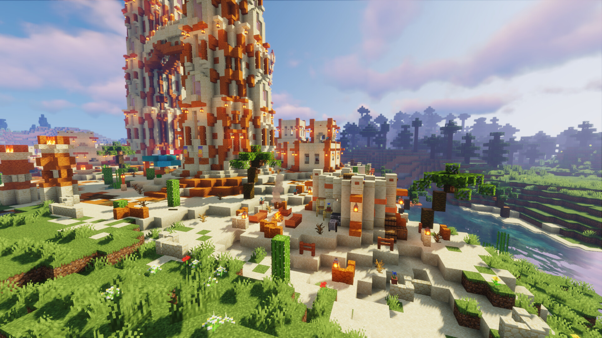 The Golden Towers Minecraft Map