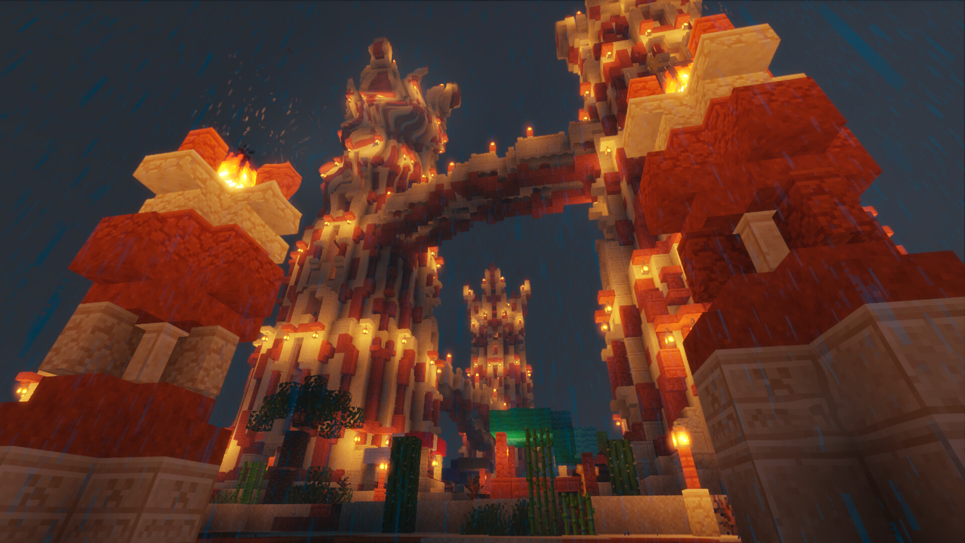 The Golden Towers Minecraft Map