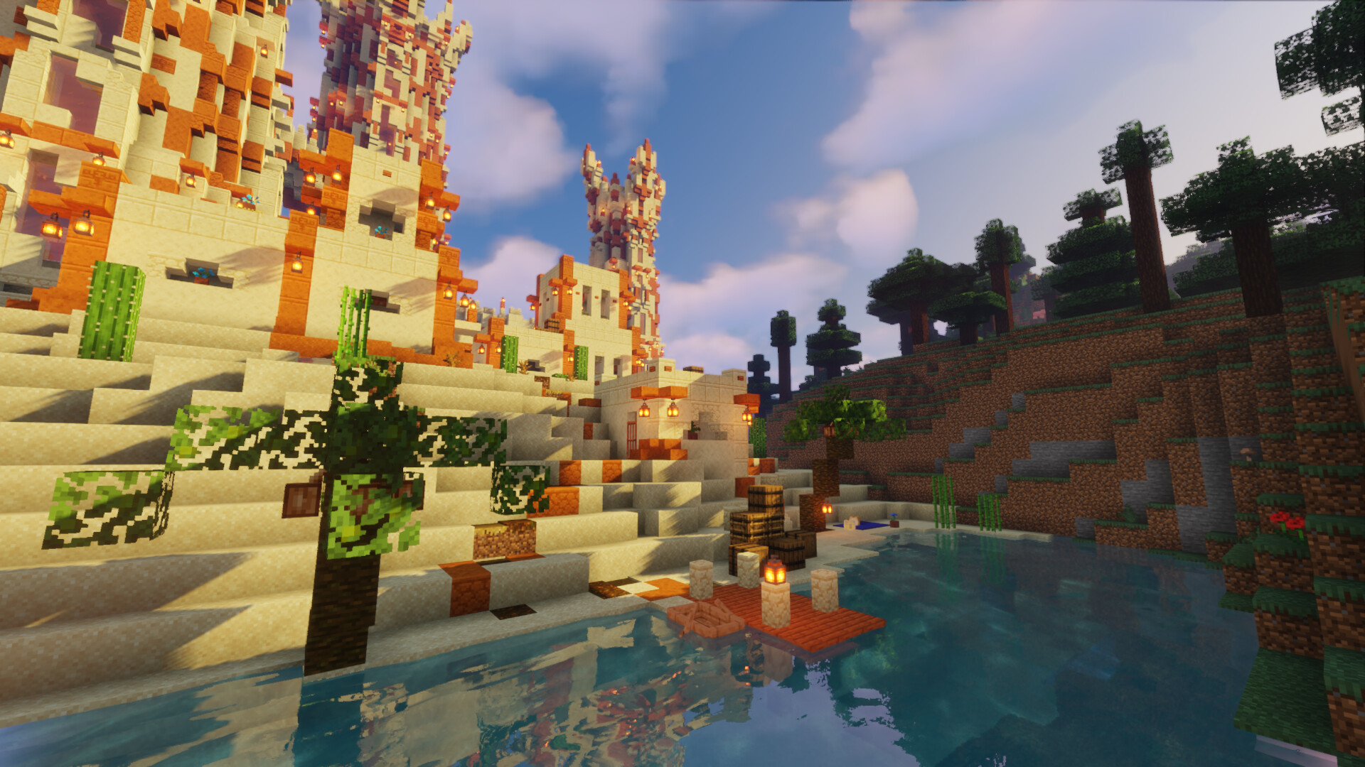 The Golden Towers Minecraft Map