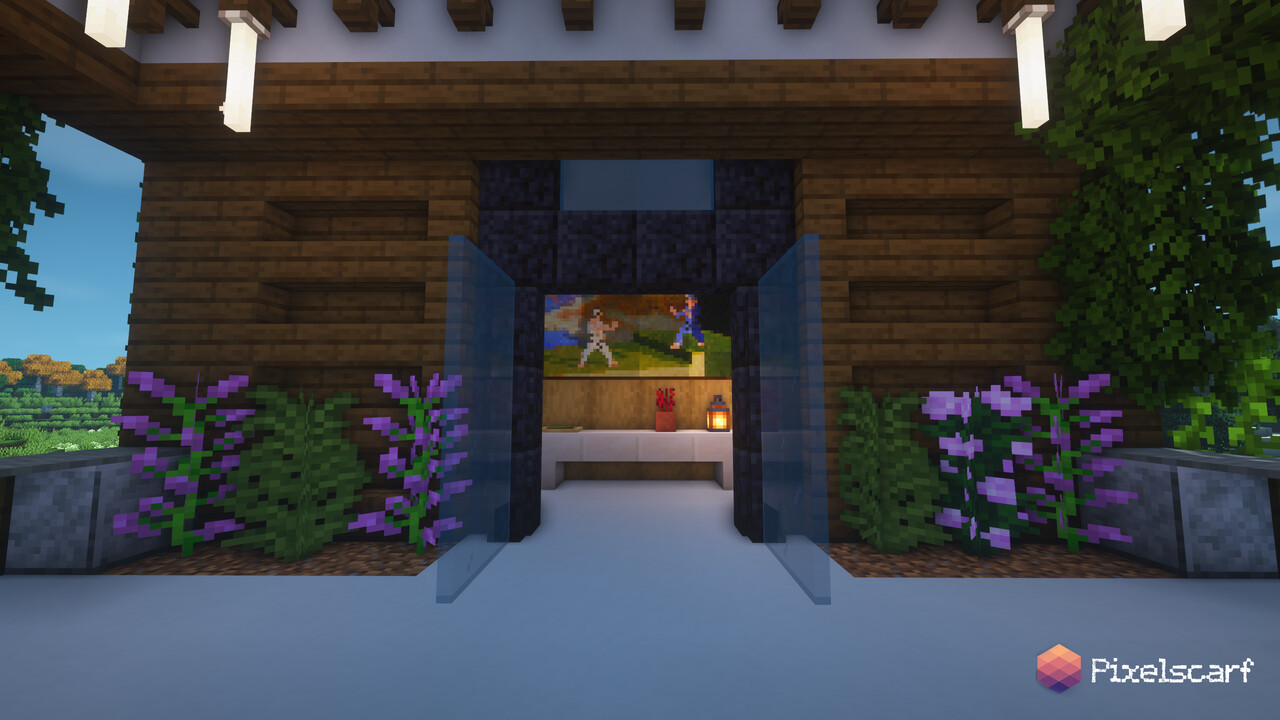 Modern Bridge House With Interior [Download] Minecraft Map