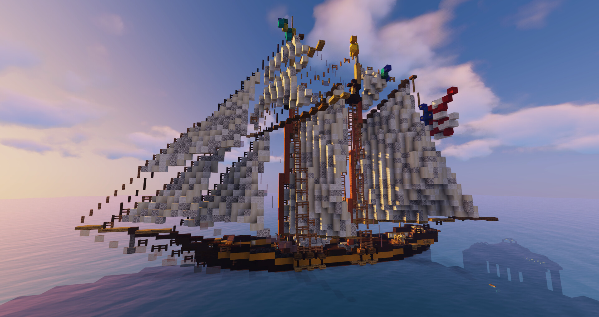 Pride of Baltimore [REAL SHIP] Minecraft Map