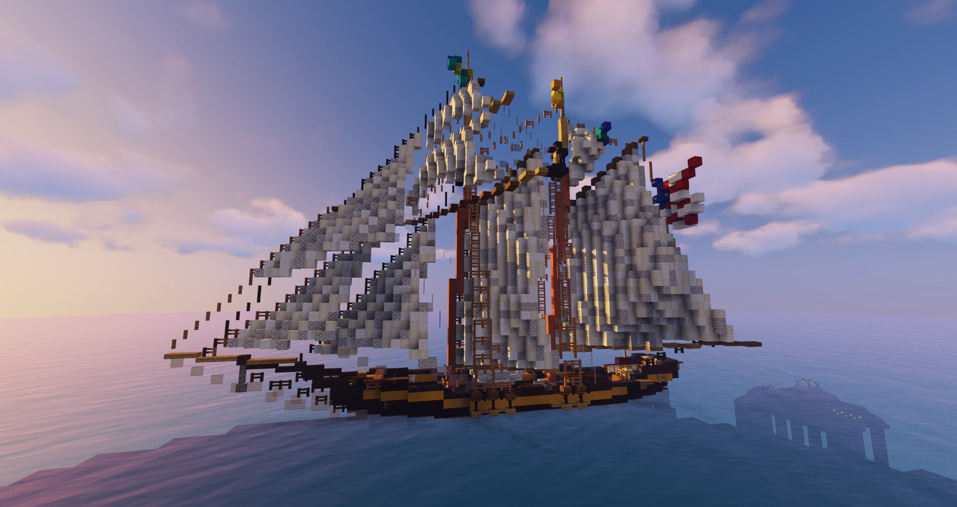 Pride of Baltimore [REAL SHIP] Minecraft Map