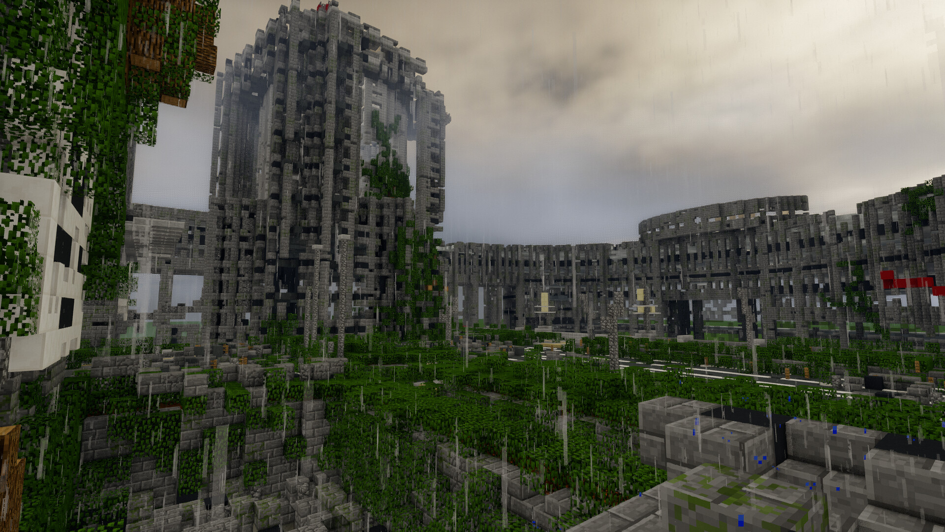 【Download Map】Tokyo Metropolitan Government Building in ruins Minecraft Map