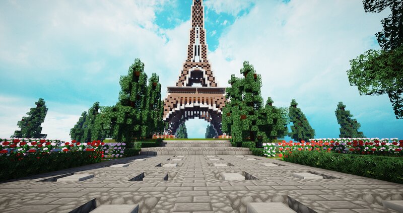 HCF Spawn - Paris themed [FREE DOWNLOAD] Minecraft Map