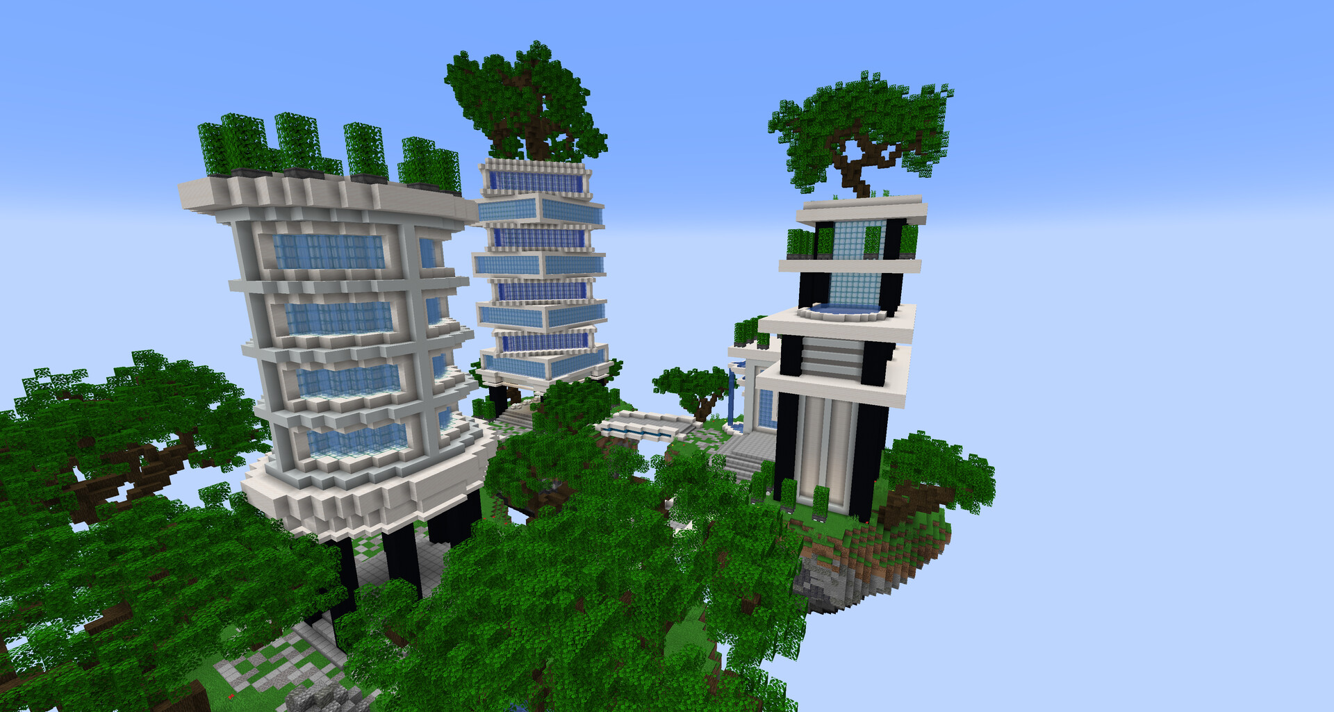 Modern Skyblock Spawn Minecraft Map