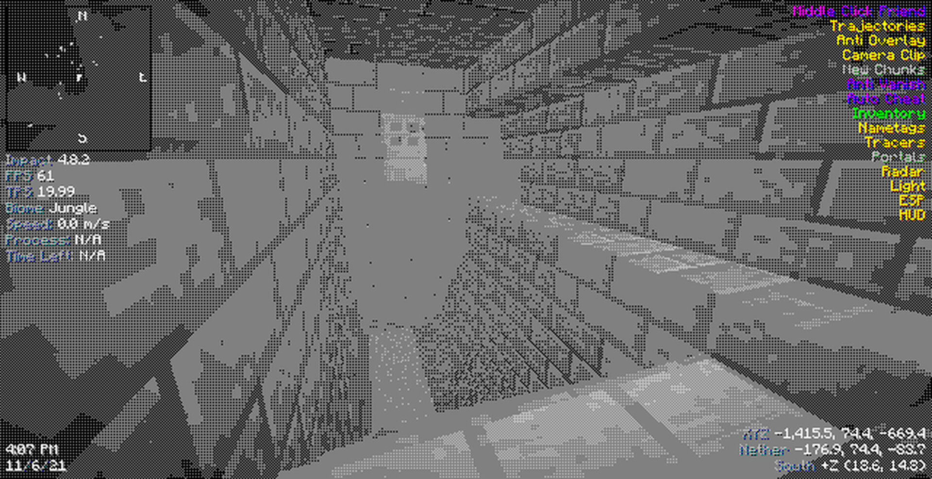 stronghold mountian Minecraft Map