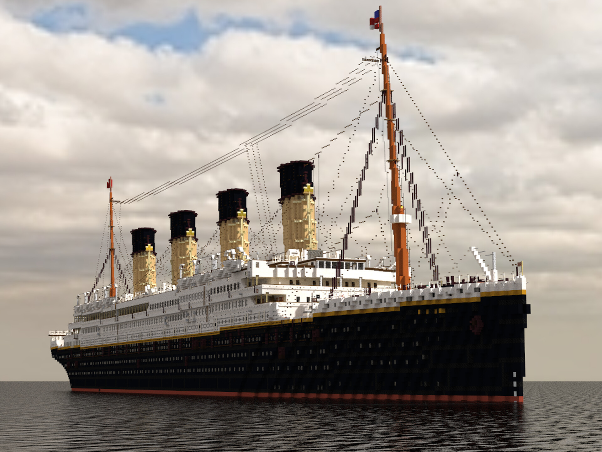 RMS Titanic original Minecraft Map