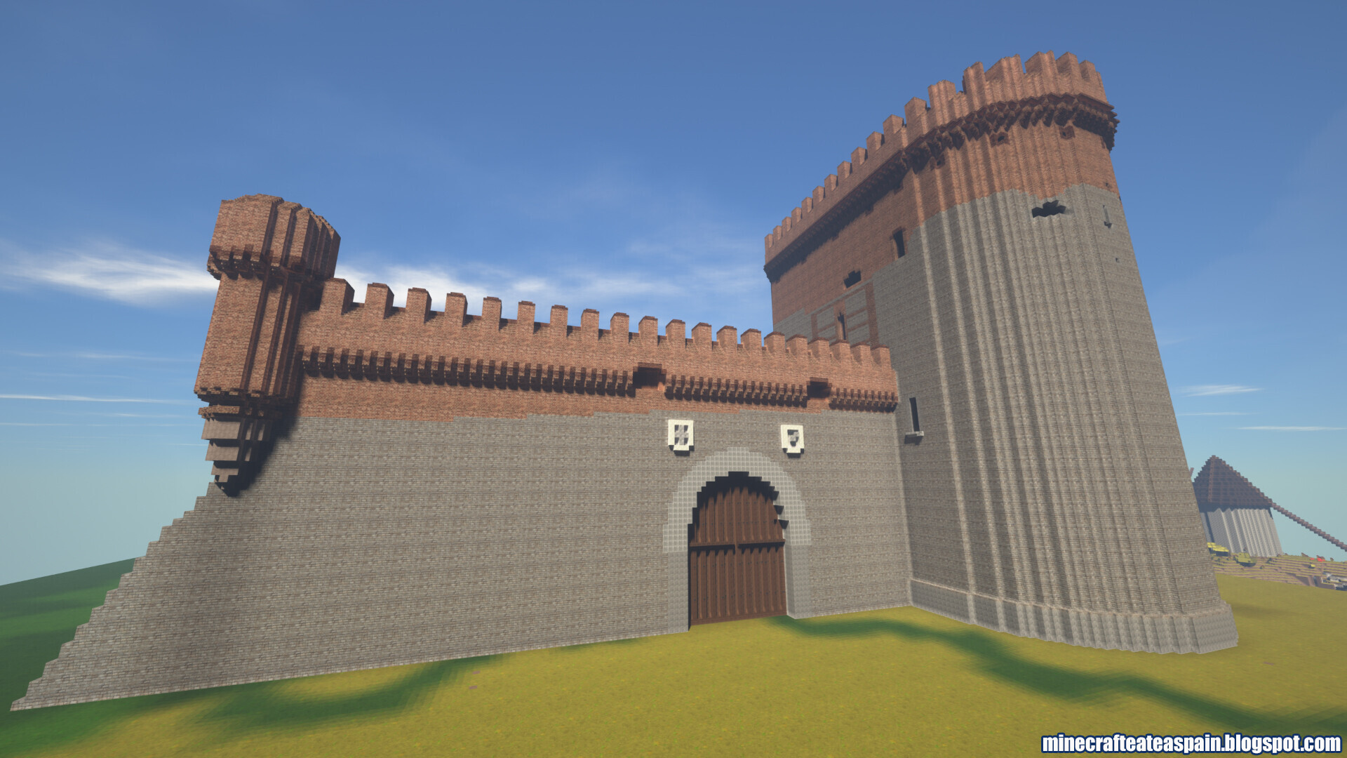 Minecraft replica of the Castle of Arévalo, Ávila, Spain. Minecraft Map