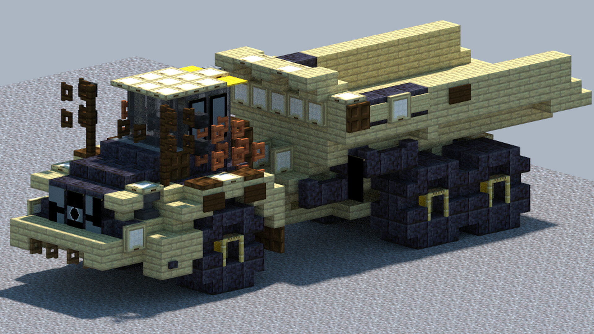 Volvo A60H Articulated dump truck [With Download] Minecraft Map