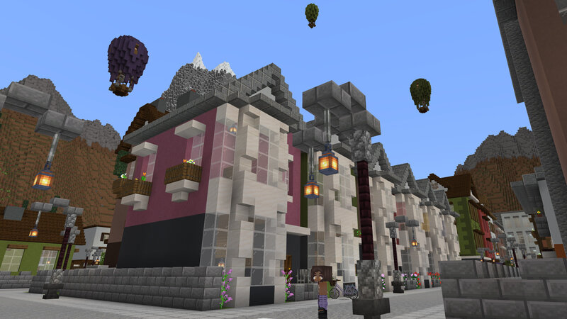 Modern Colorful City Minecraft Map