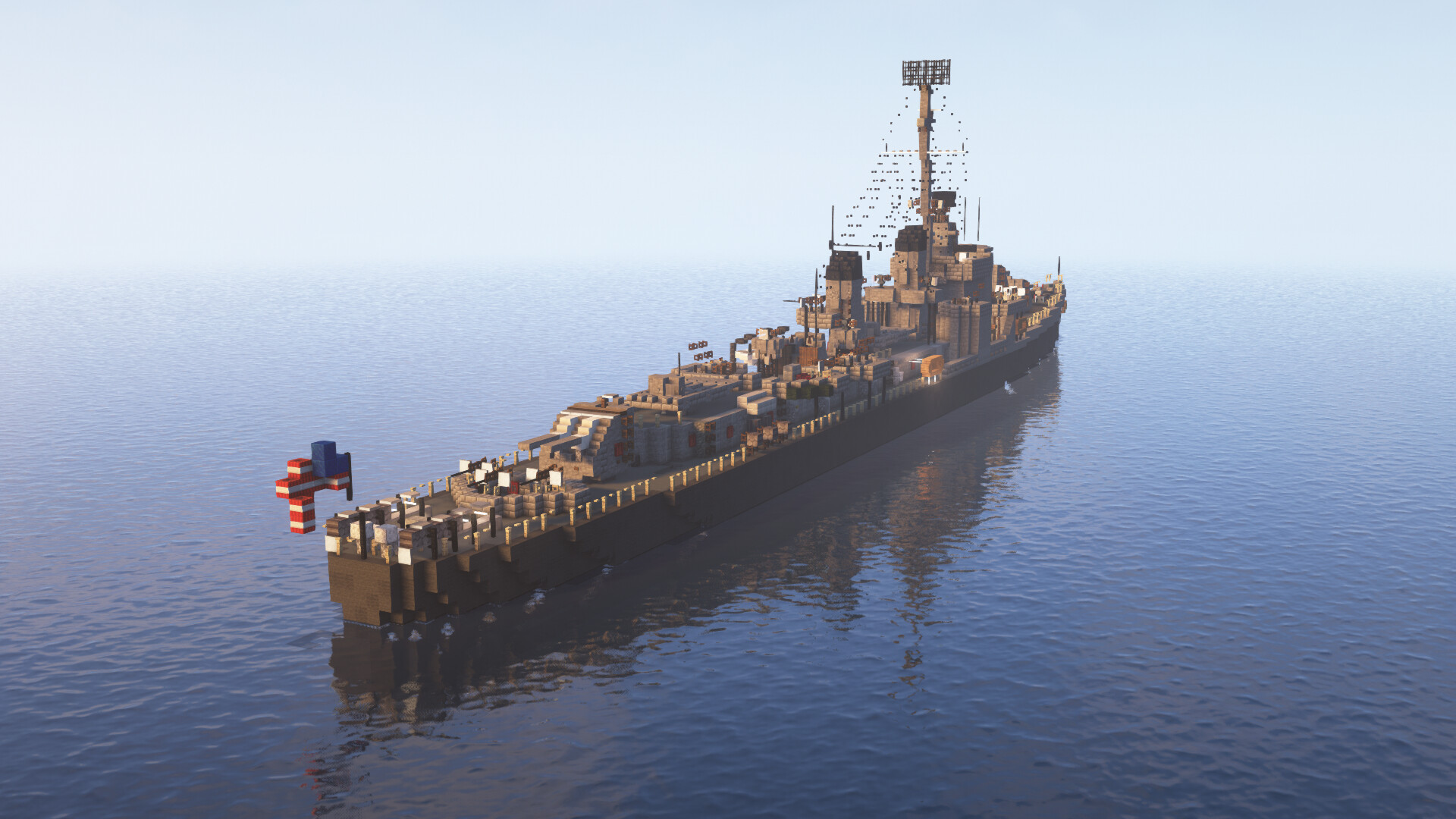 USS Laffey and USS Allen M. Sumner Okinawa '45 + Download Minecraft Map