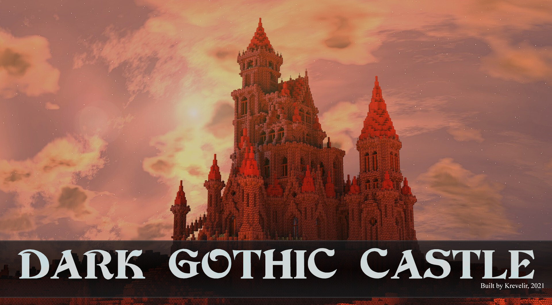 Dark Gothic Castle Minecraft Map