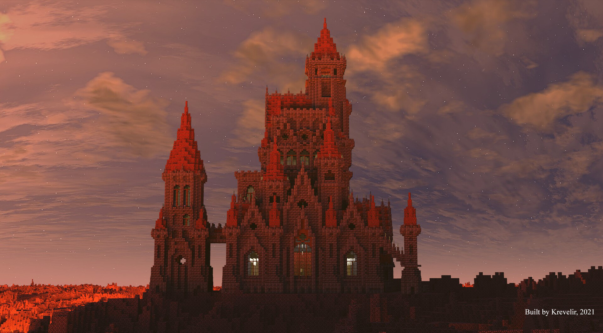 Dark Gothic Castle Minecraft Map