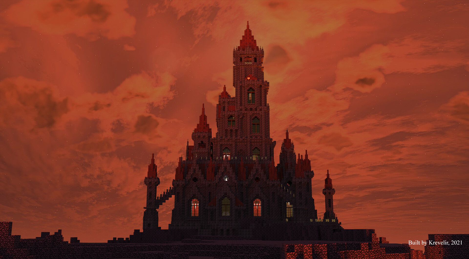 Dark Gothic Castle Minecraft Map