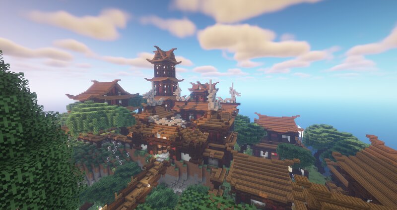 Old Japanese Village Minecraft Map