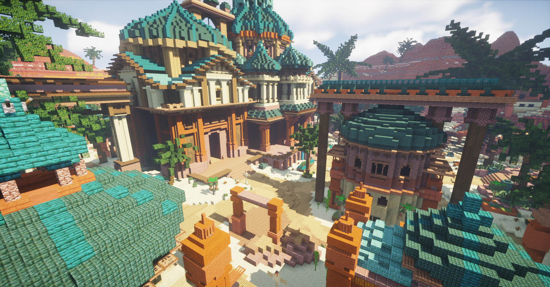 Desert Survival Spawn Minecraft Map