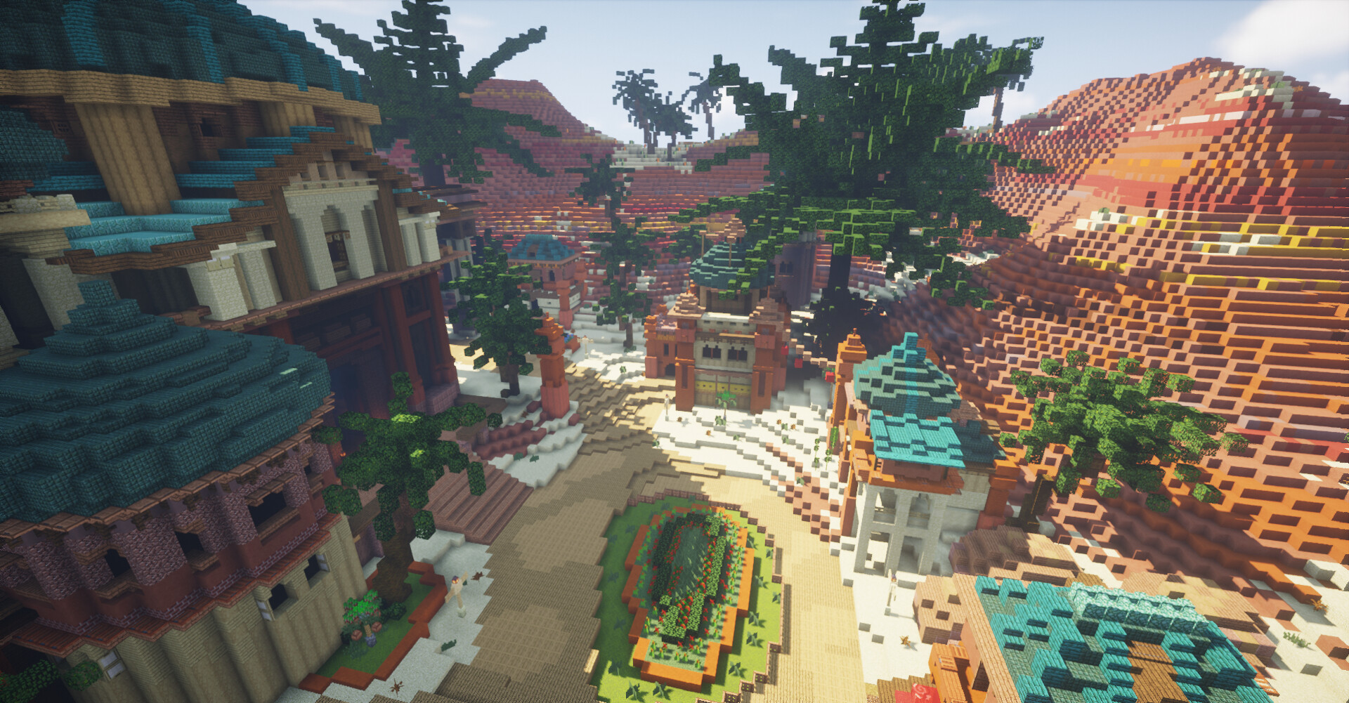 Desert Survival Spawn Minecraft Map