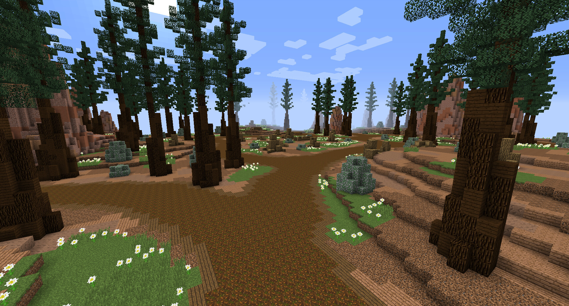 Large Taiga Island PvP Arena Minecraft Map