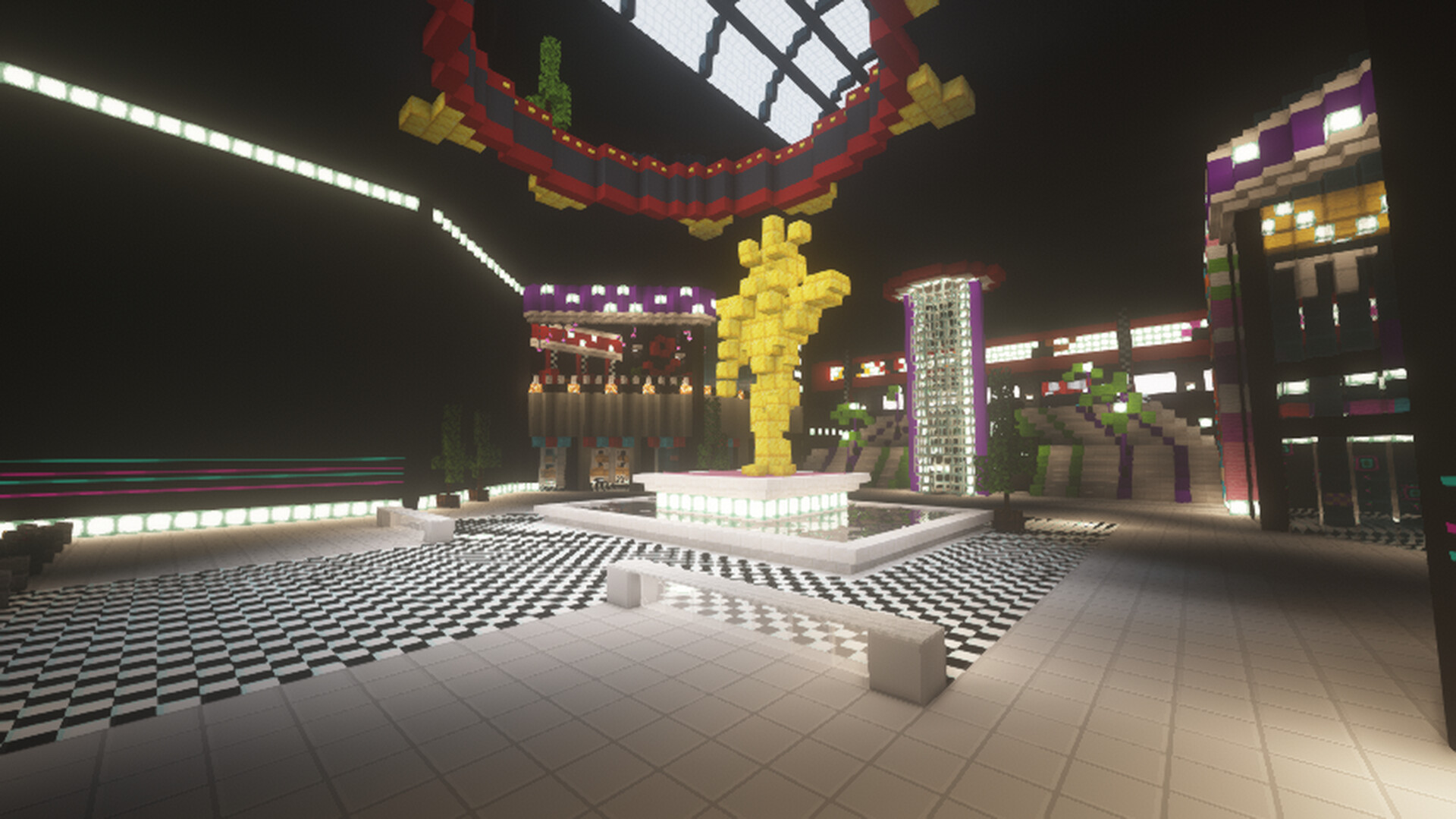 Map Security Breach - Mega Pizza Plex Under construction Minecraft Map