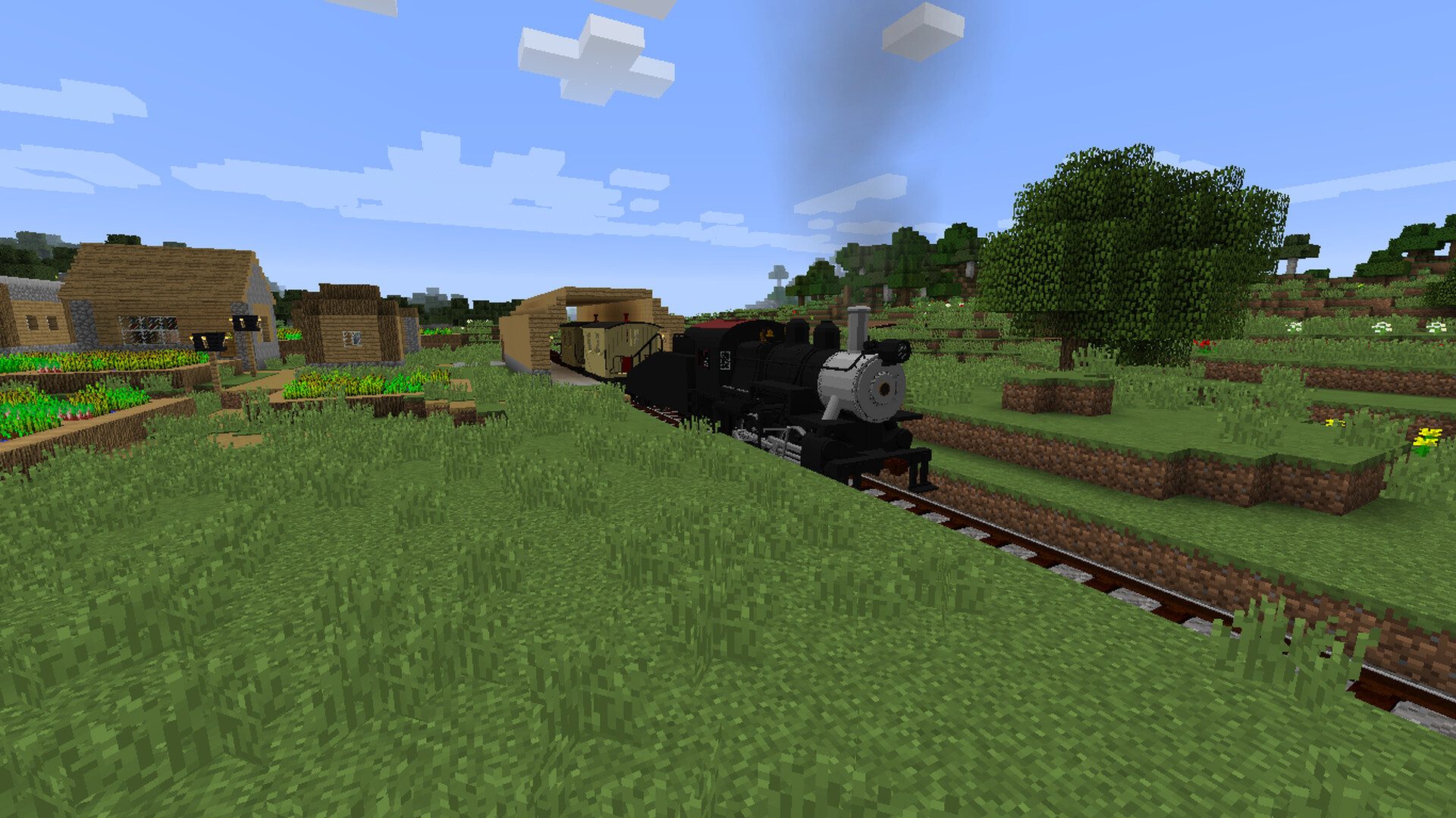 Train Mountain| Immersive railroading Map| by loxia Minecraft Map