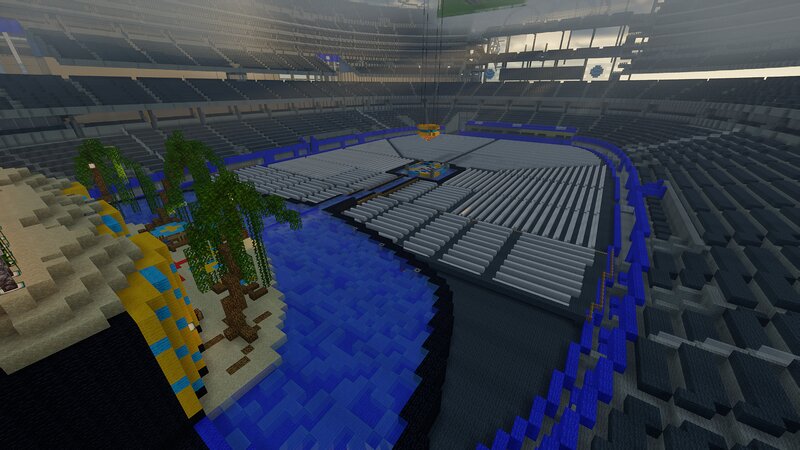 WWE AT&T ARENA (concept) WITH PYRO Minecraft Map