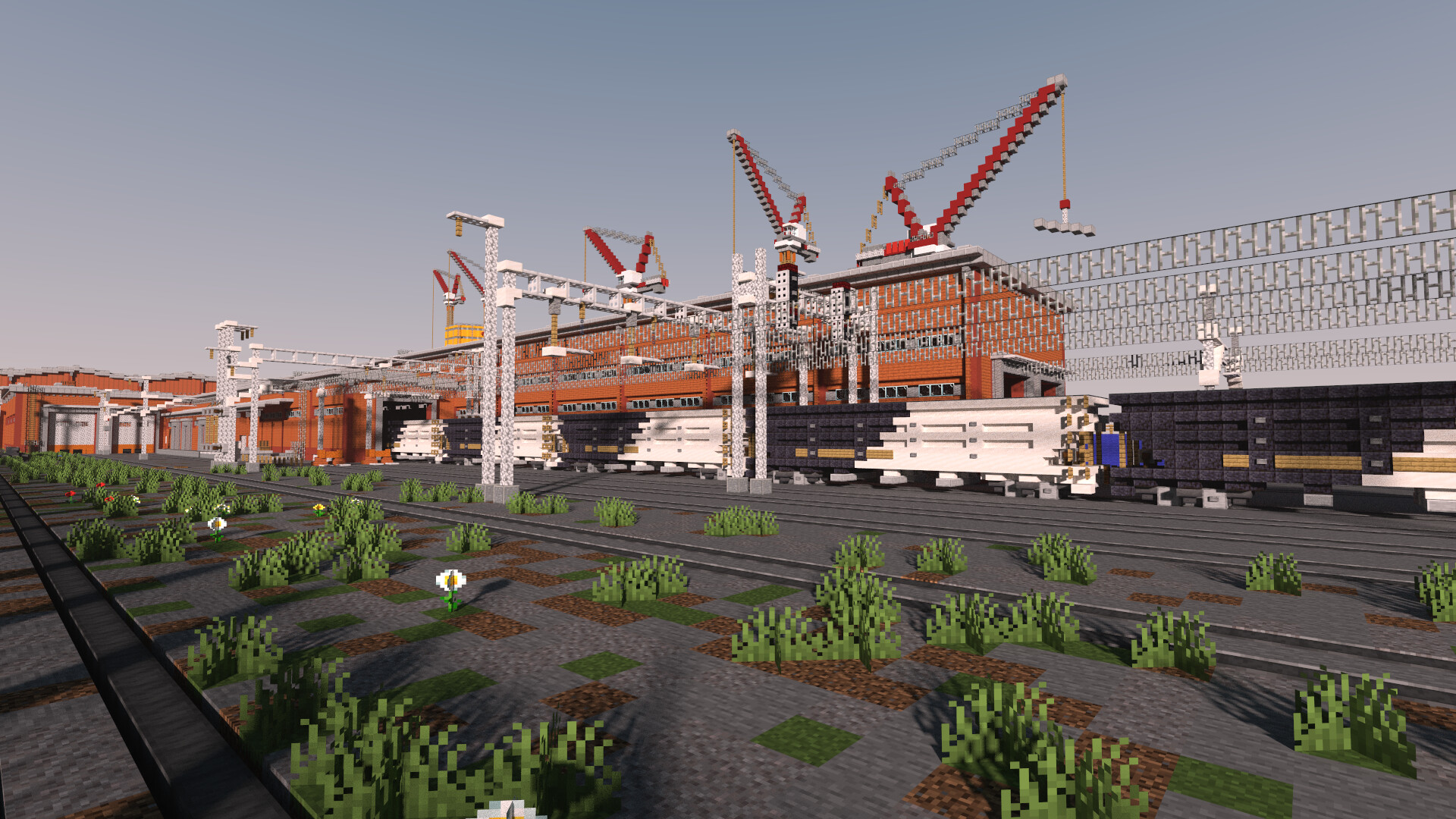 Railroad Car Building Plant || Вагоностроительный завод Minecraft Map