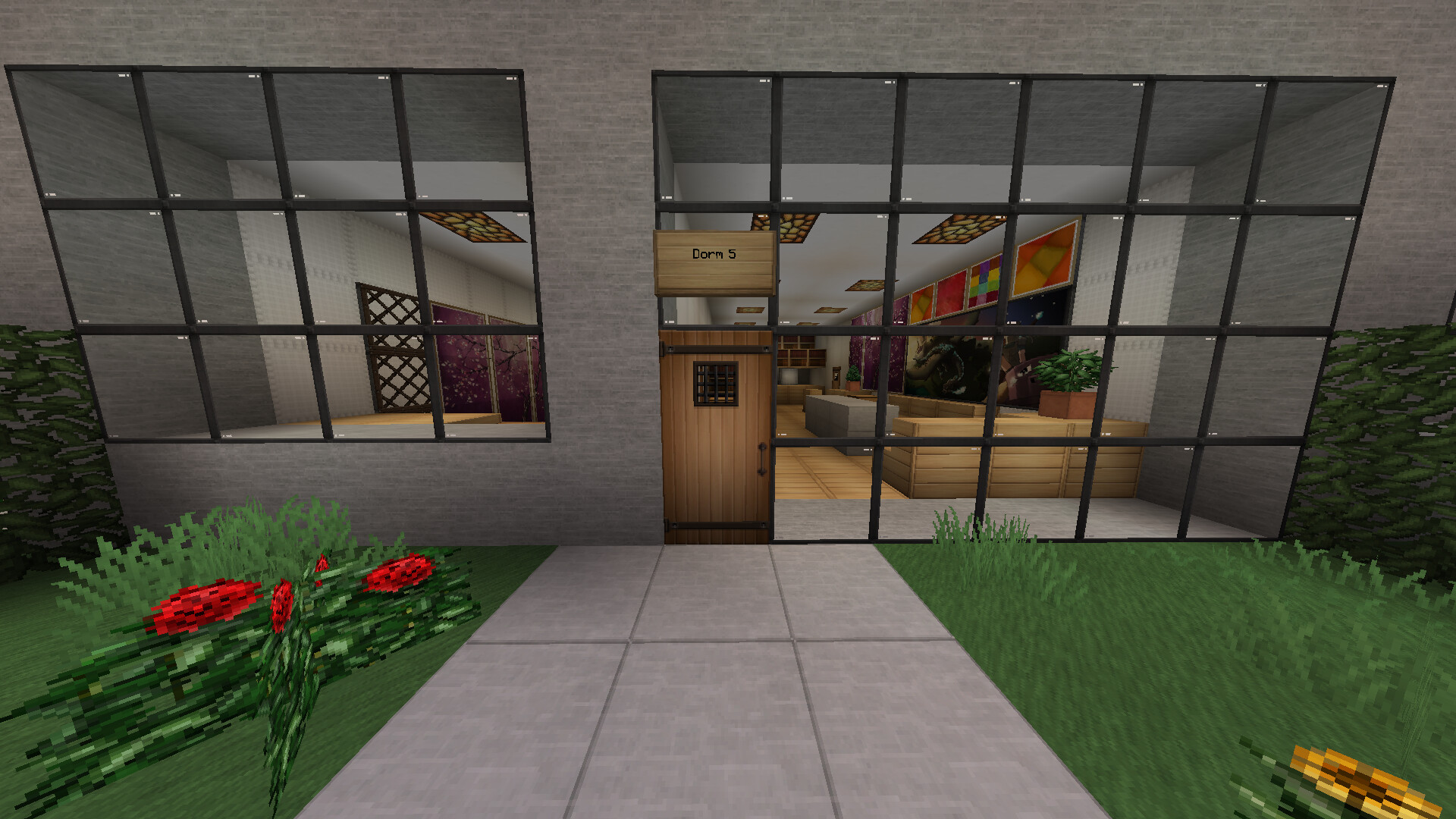 ItsFunneh Yandere High Dorms & More Minecraft Map