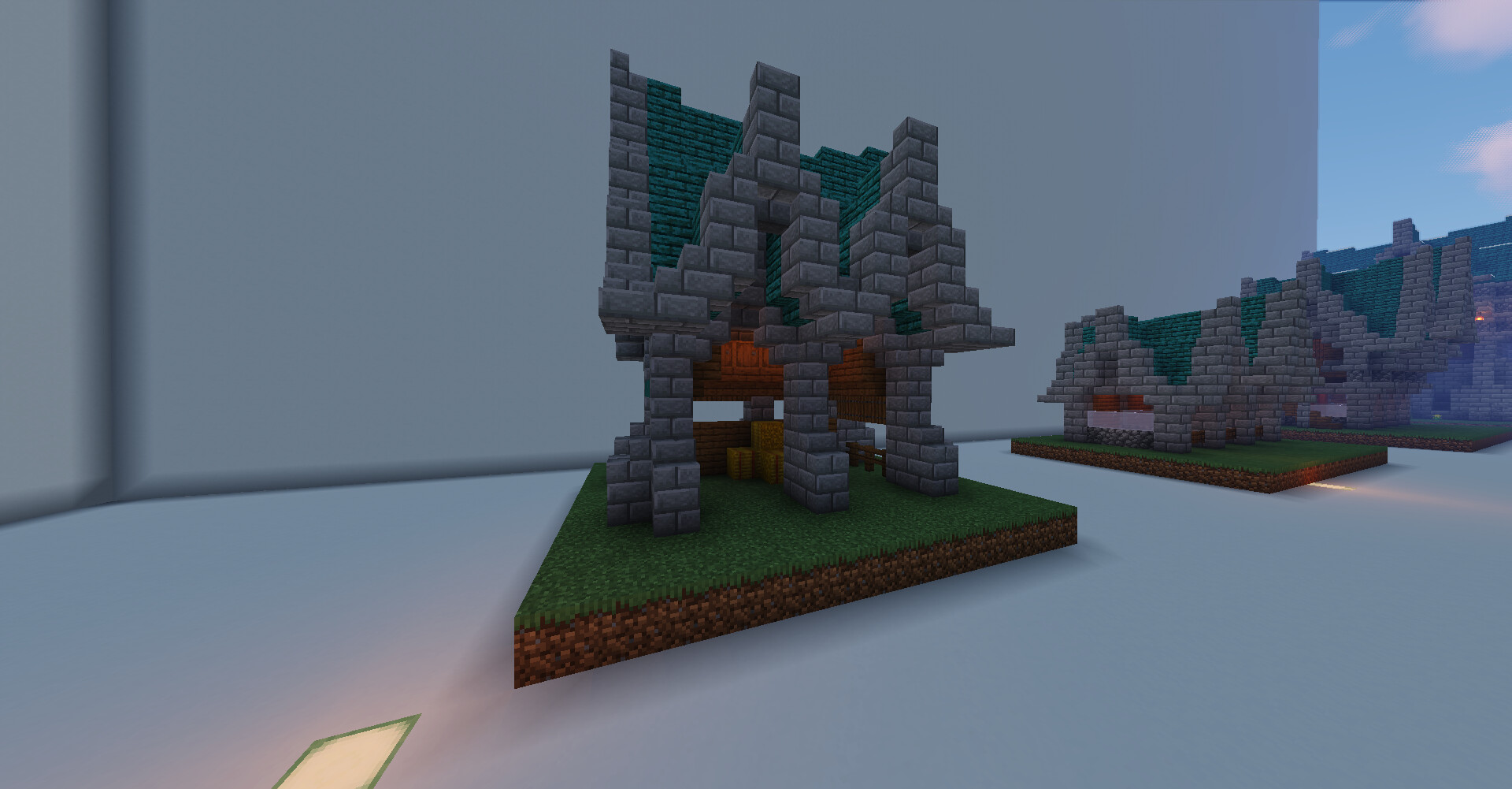 Warped Wood Roof House Pack Minecraft Map