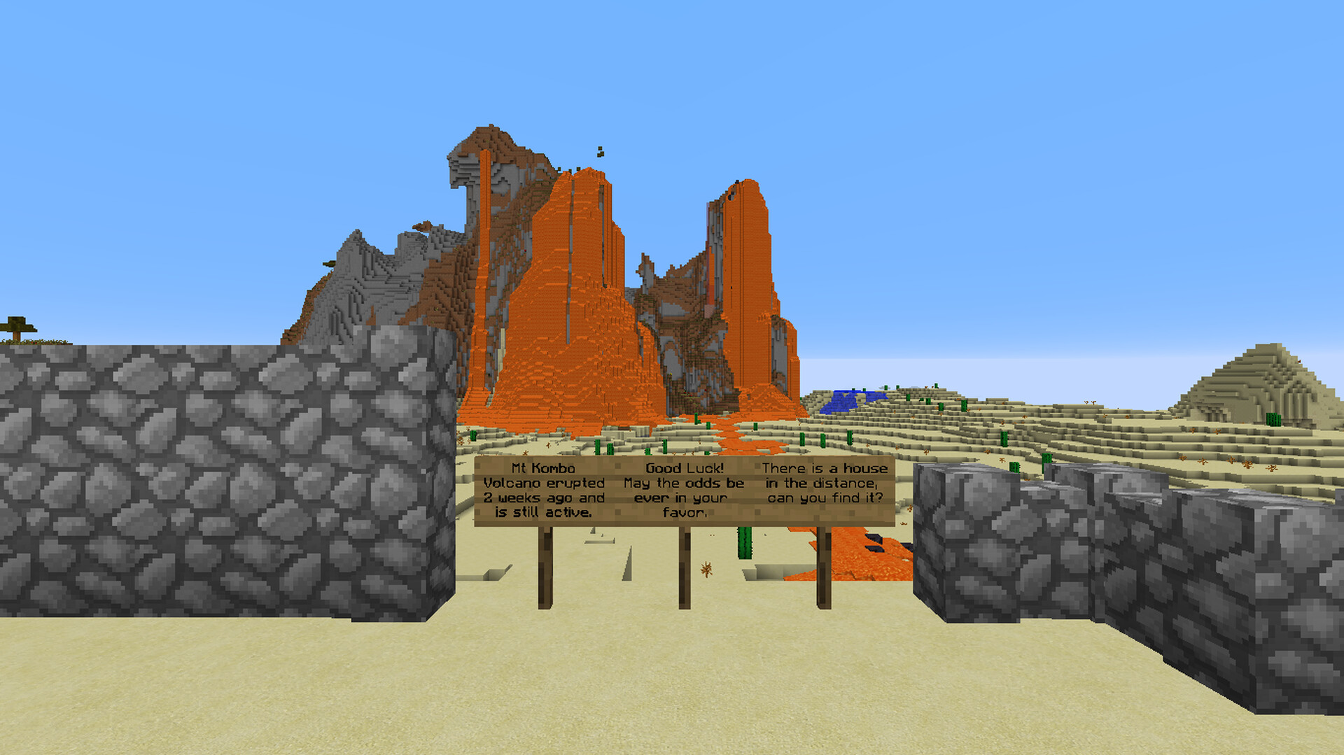 Volcano Survival Map (Teaser Map) Minecraft Map