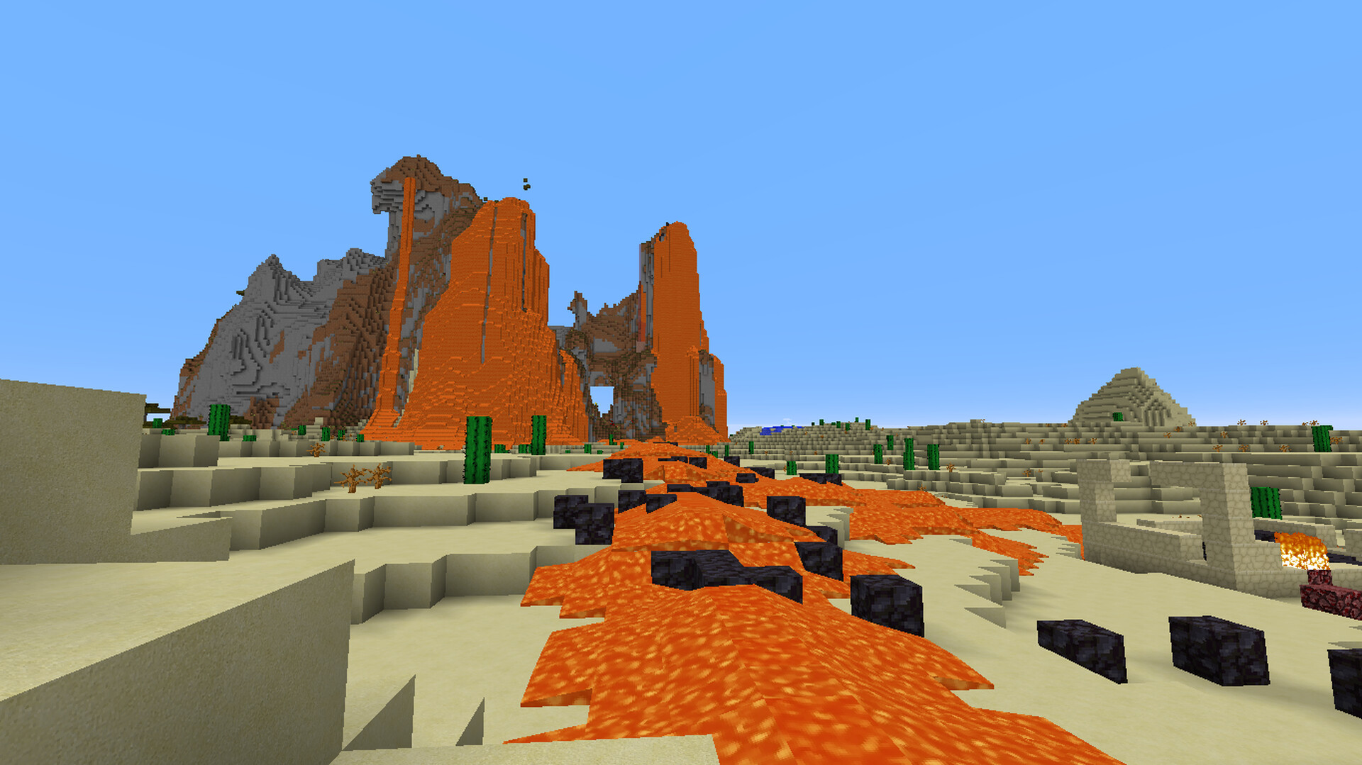 Volcano Survival Map (Teaser Map) Minecraft Map