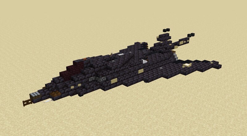 F-117 Nighthawk - 1.5:1 Scale Minecraft Map