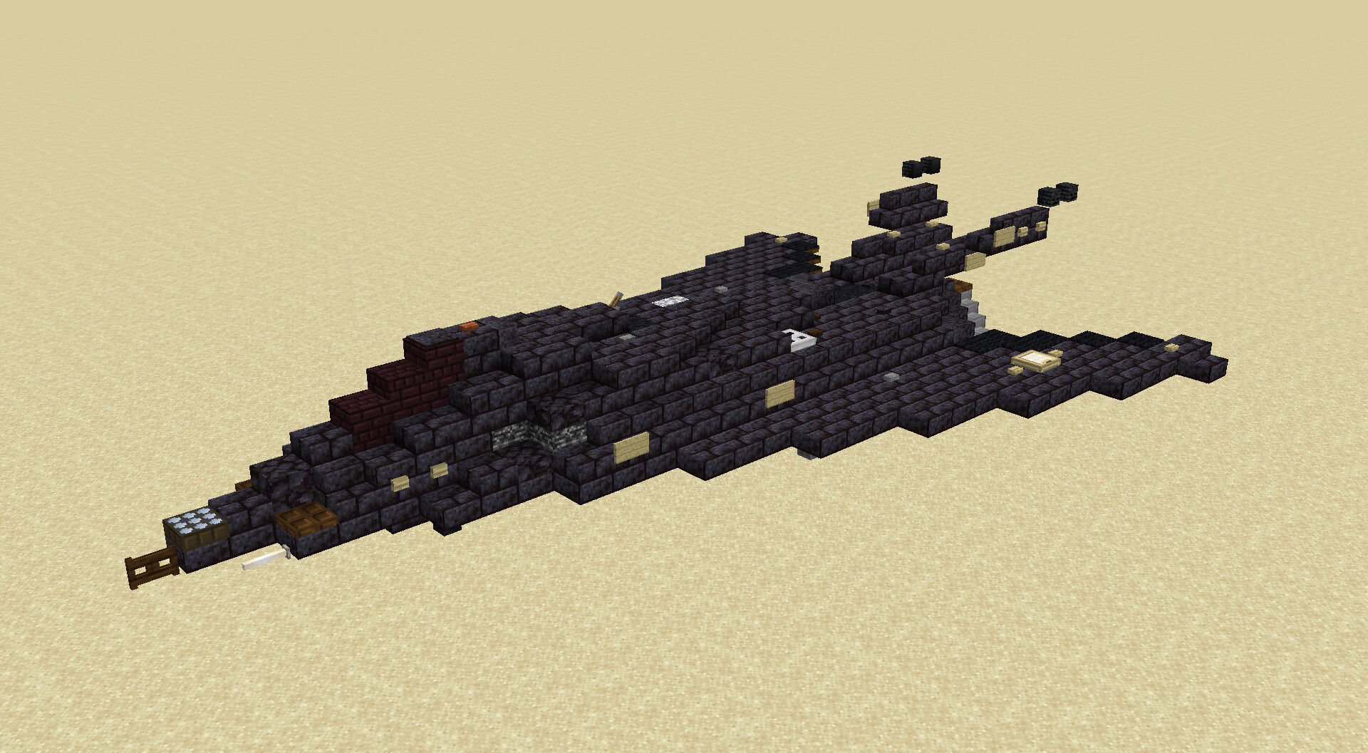 F-117 Nighthawk - 1.5:1 Scale Minecraft Map