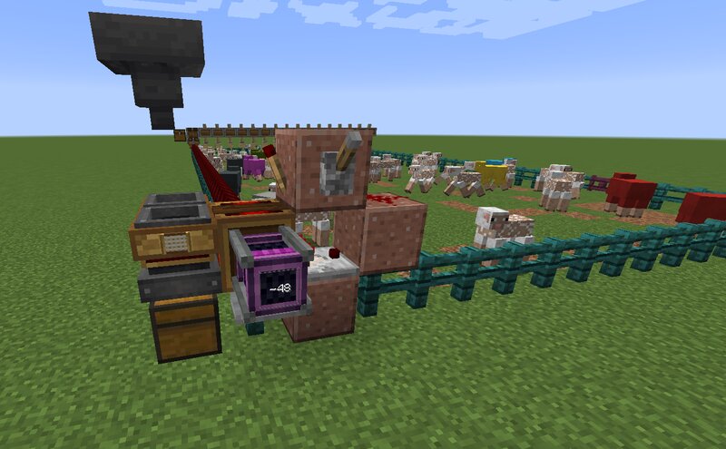 [Create Mod] Free-Range Automatic Wool Farm Minecraft Map
