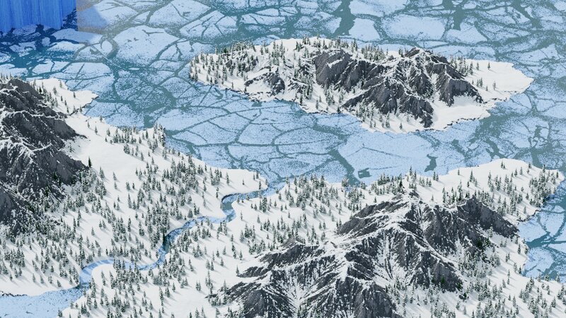 Frozen World - 1.17 - 2k x 2k Minecraft Map