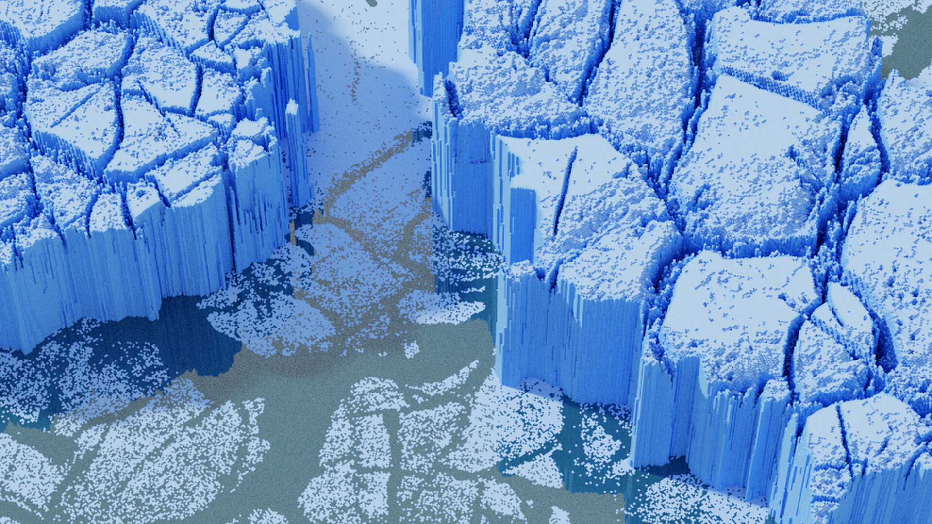 Frozen World - 1.17 - 2k x 2k Minecraft Map