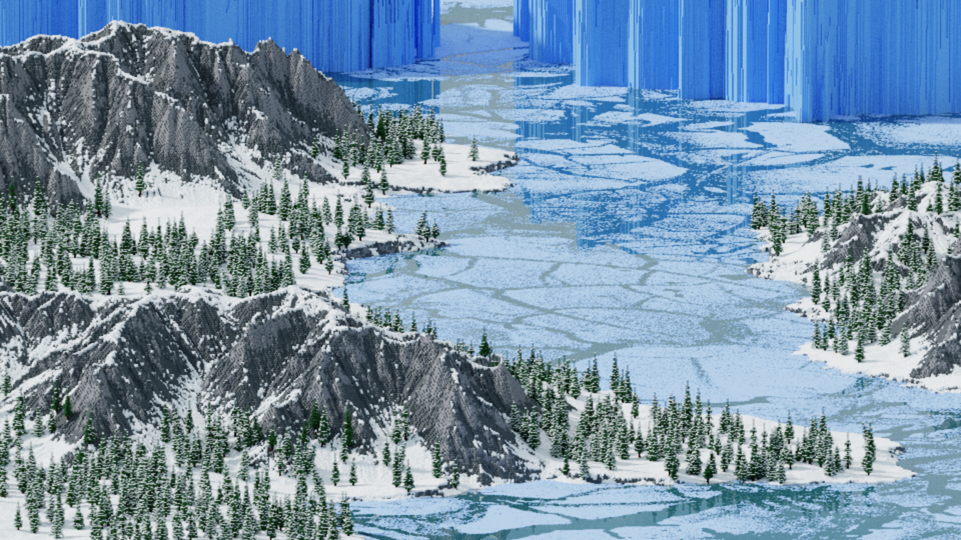 Frozen World - 1.17 - 2k x 2k Minecraft Map