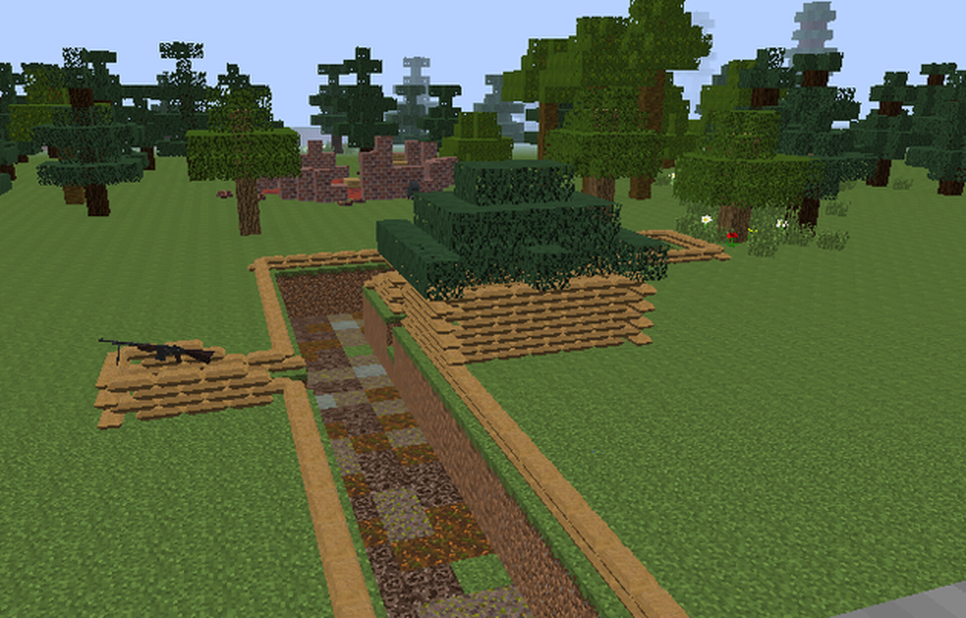 ww2 mini city Minecraft Map