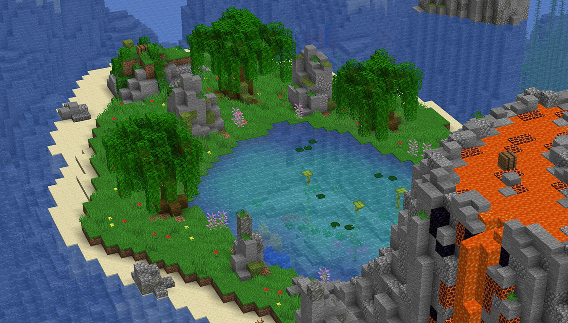 Tropical Islands Minecraft Map