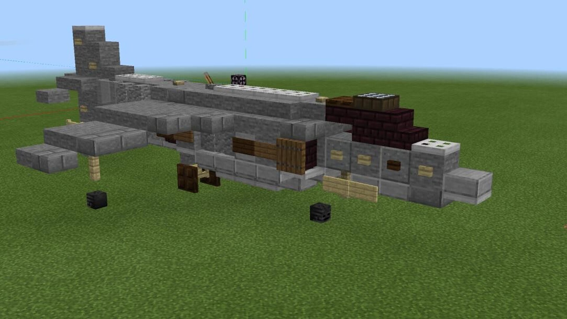 1.5:1 scale AV-8B Harrier II Minecraft Map